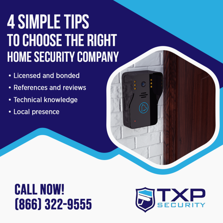 TXP Security | Dallas Home Security | Alarm monitoring company Dallas